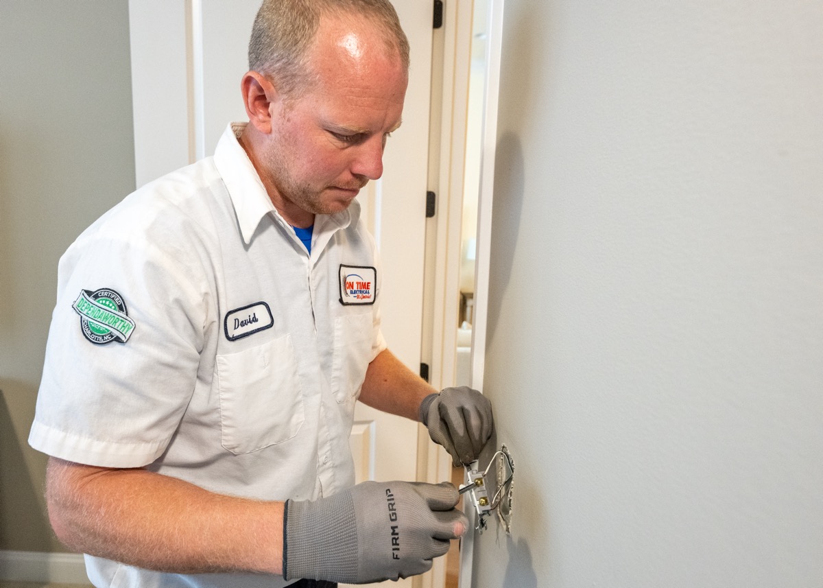 Outlet and Light Switch Installation Charlotte NC | On Time Electrical